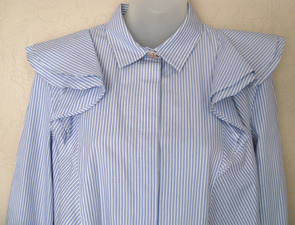 PAUL & JOE SISTER Women Striped Button Down Shirt. Size 0 $365 | eBay