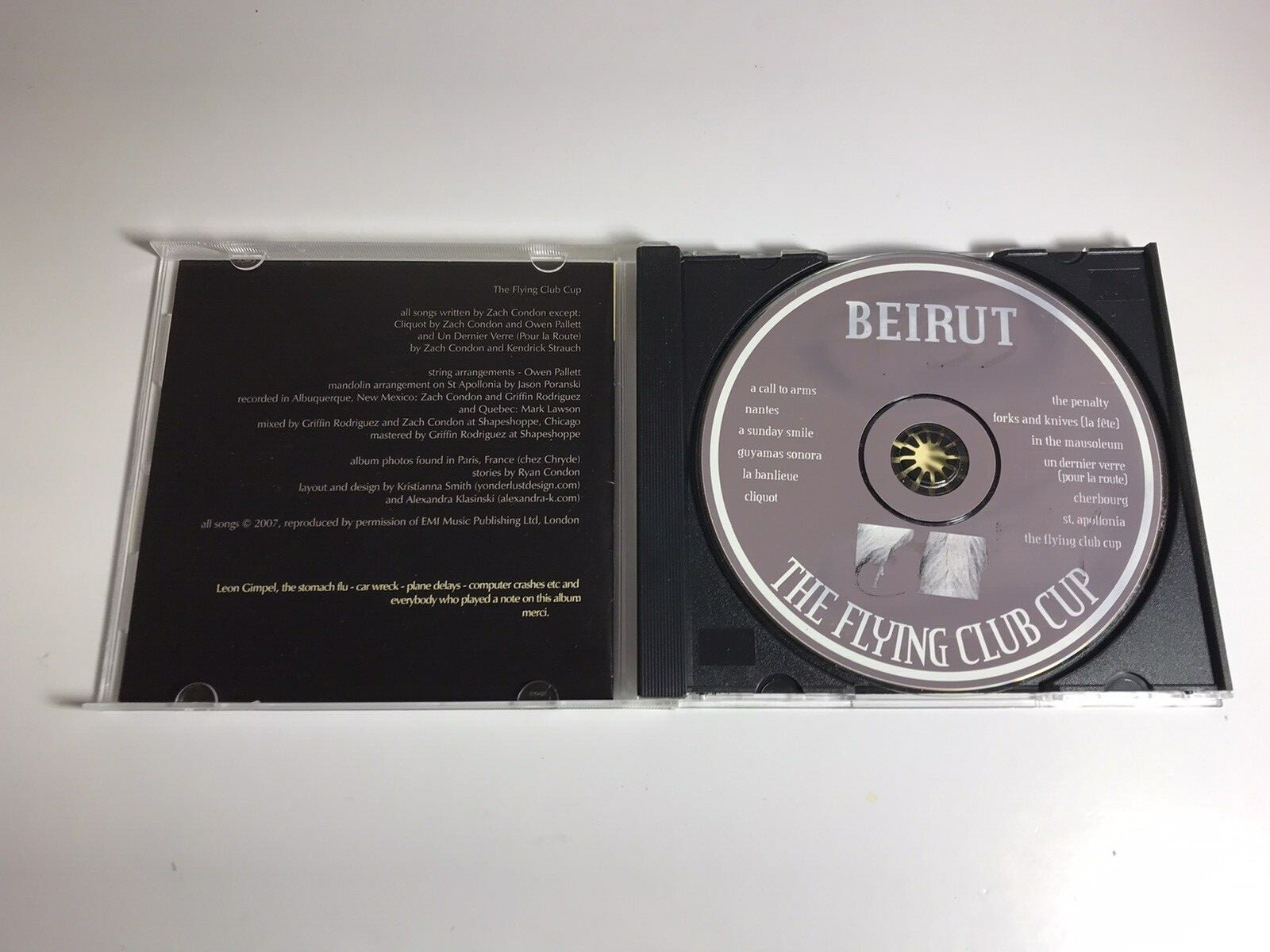 Beirut The Flying Club Cup CD 652637273229 | eBay