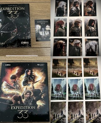Expedition 33 PS5 Slip Cover Gold Embossed Game Sleeve + Trading Card ...
