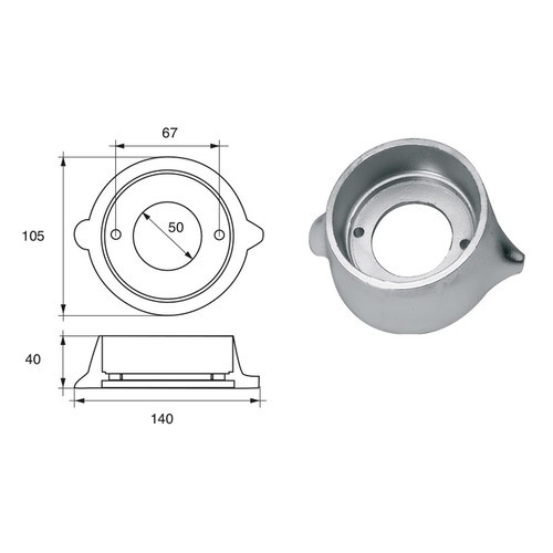 BUKH PRO ANODE F/SAIL DRIVE LOMBARDINI AND BUCK L8141010 | eBay