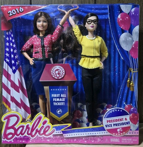 2016 Barbie Doll Female President & Vice President Set | eBay
