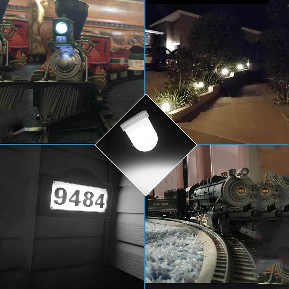 10Pcs 1445 light led bulbs 18 Volt Bayonet Base bulb for Lionel Trains ...