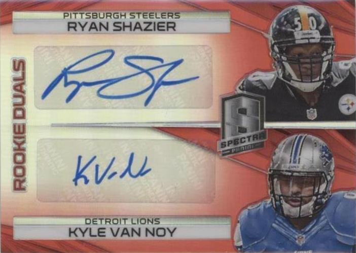 2014 Panini Spectra - Rookie Dual Autographs Ryan Shazier, Kyle Van Noy ...