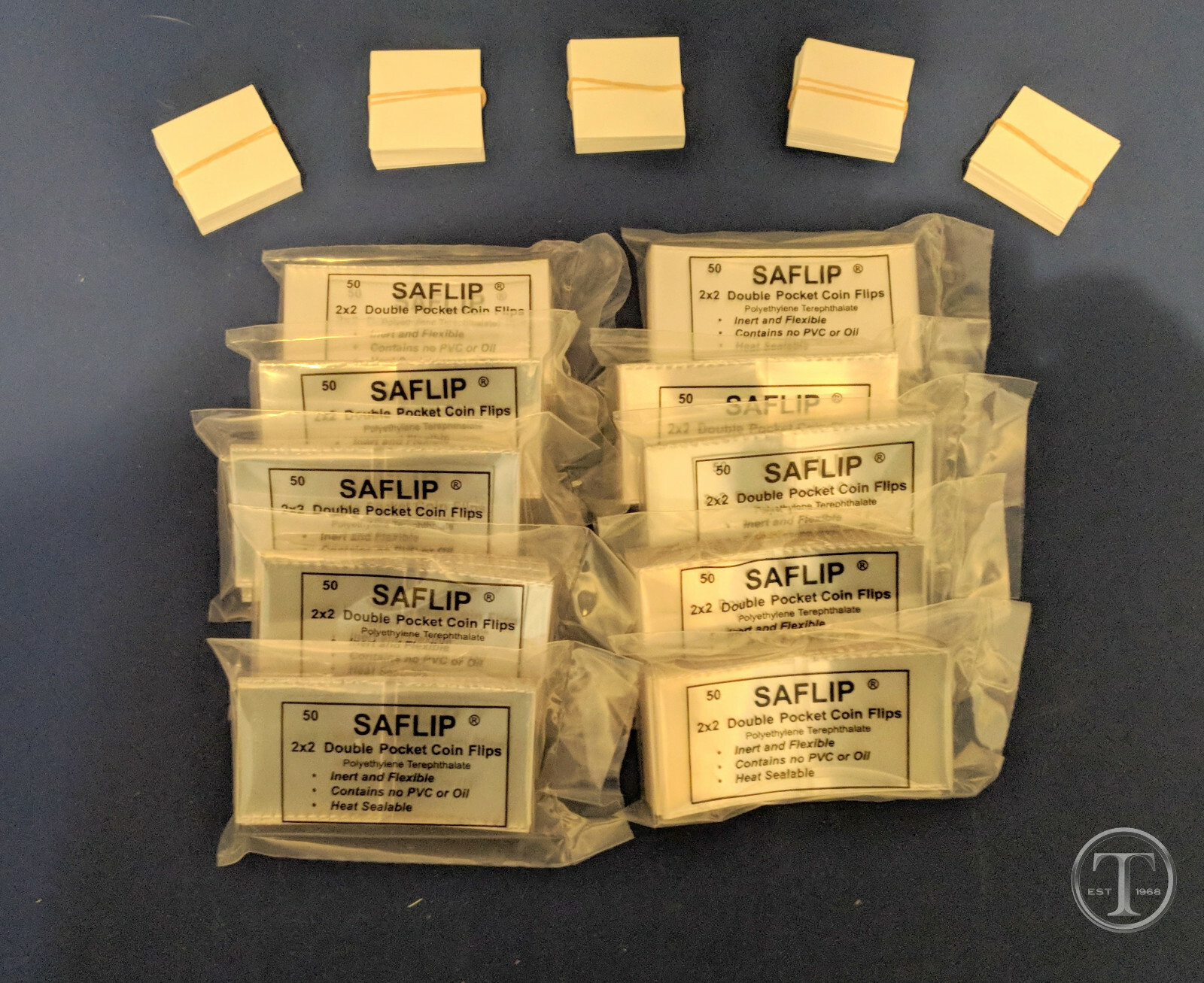 500 2 x 2 Saflips with Inserts 2 x 2 SAFLIP Coin Flips - PVC Free ...