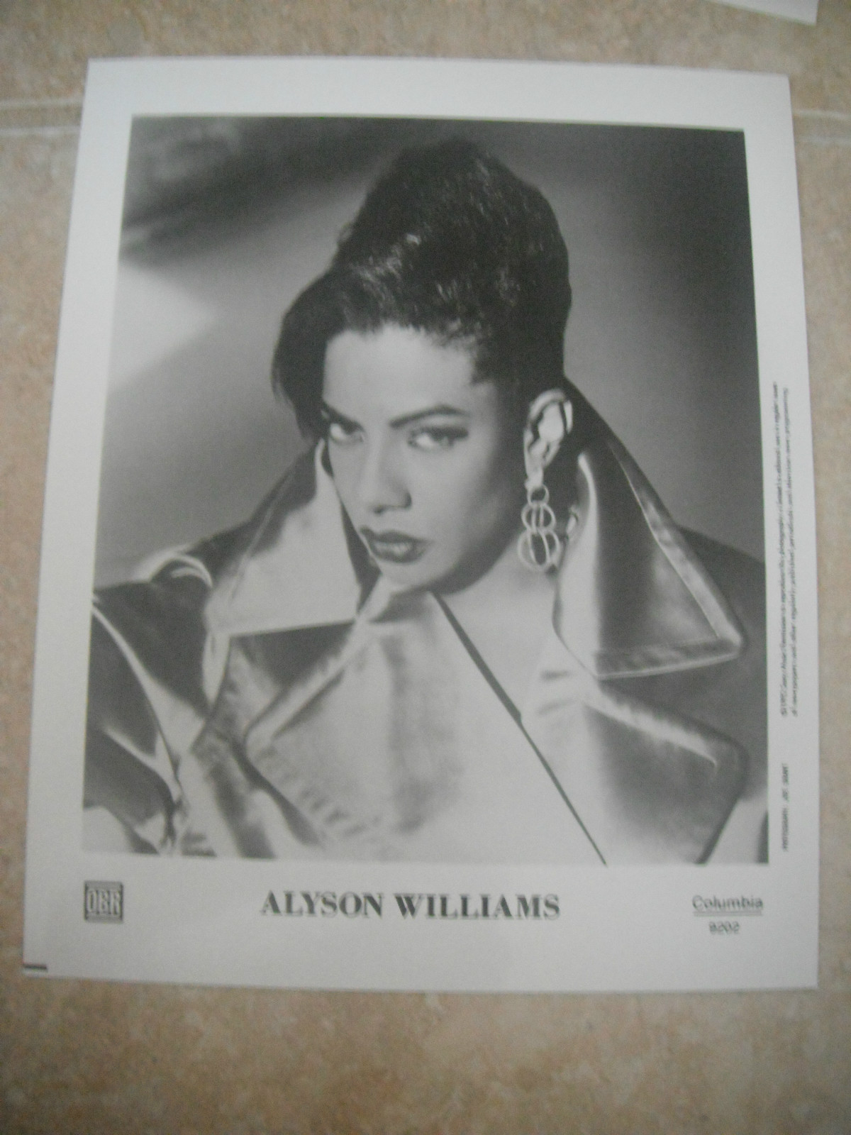 Alyson Williams B&W 8x10 Promo Photo Picture | eBay.de