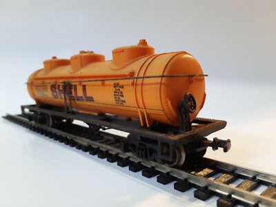 1970's HO SCALE SHELL 3 DOME TANKER CAR SCCX #1245 | eBay