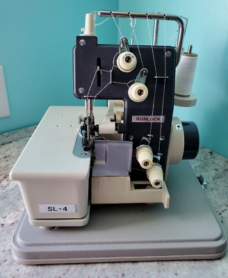 Vintage Sunlock ML4 Overlock Industrial Sewing Machine Sunco Japan 1979 ...