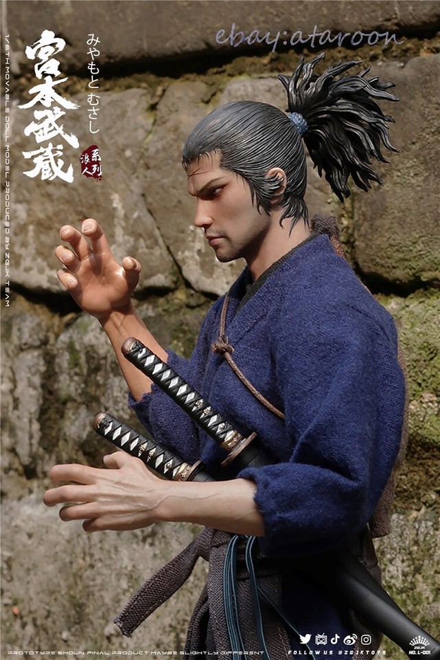 ZGJKTOYS L-001 1/6 Samurai Miyamoto Musashi / vagabond Action Figure ...