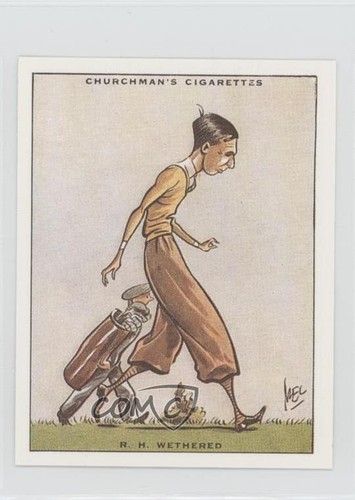 1989 Victoria Gallery 1931 Churchman's Prominent Golfers Large Reprints ...