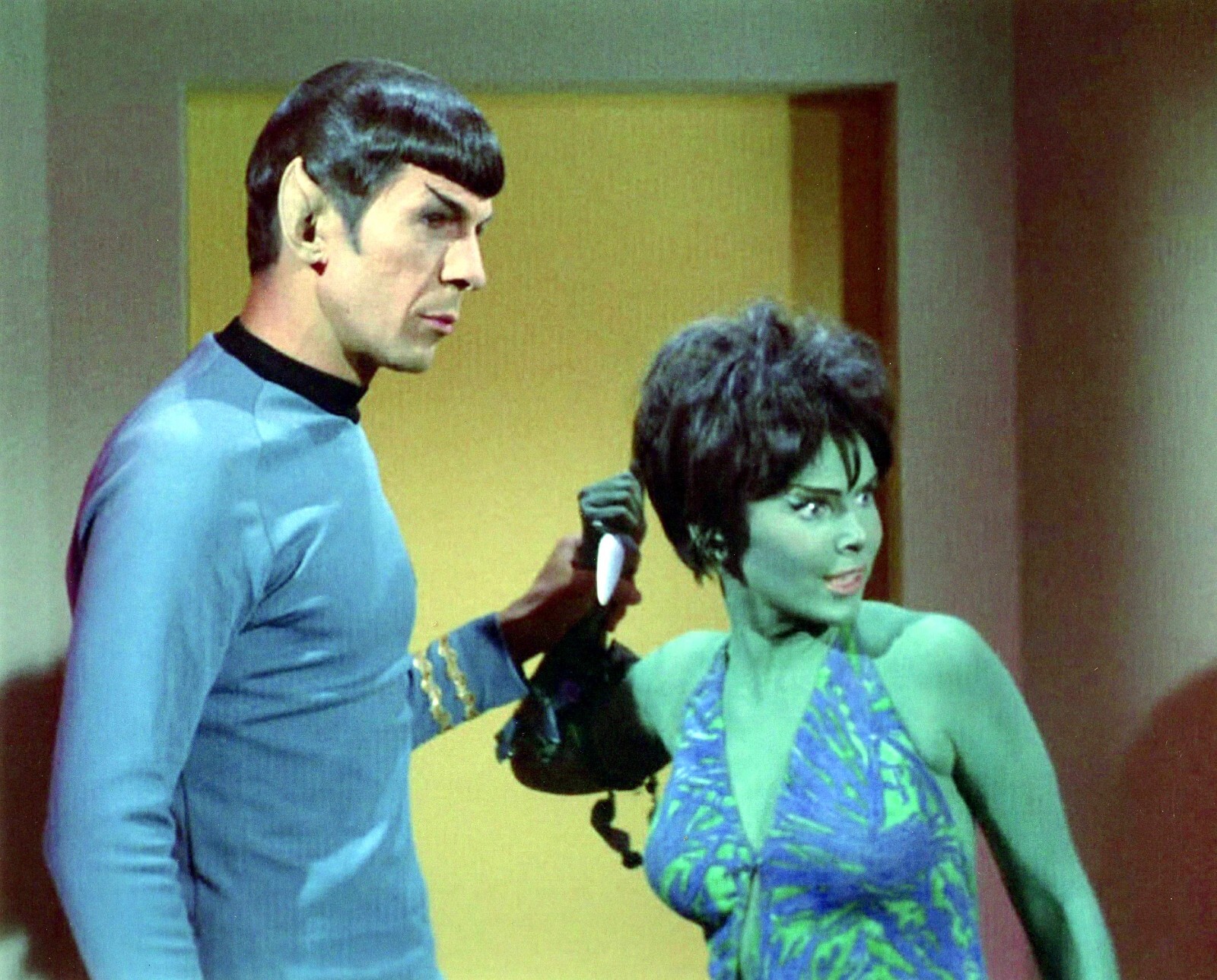 Yvonne Craig & Leonard Nimoy Mr. Spock & Marta Star Trek TV Show Photo 5" x 7" | eBay