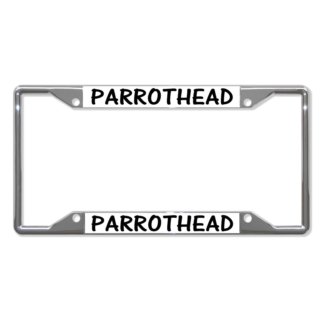 PARROTHEAD Metal License Plate Frame Tag Border Four Holes | eBay