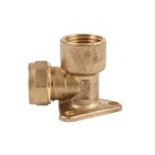 Wall Plate Elbow Compression- 15MM X 1/2"- Brass | eBay UK