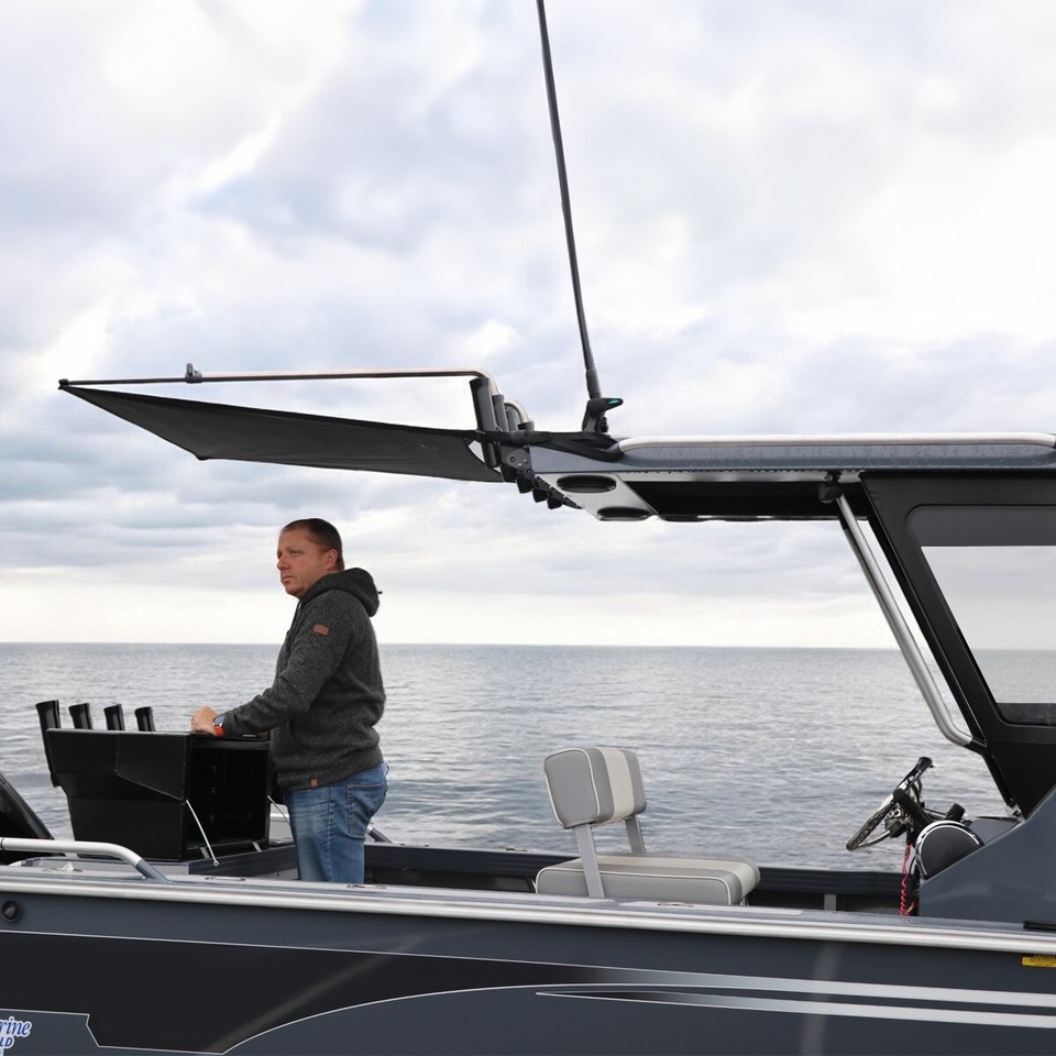 Oceansouth T-Top Extender Black / shaded area up to 5' / Width 6' x ...