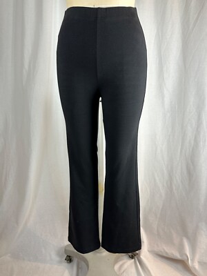Shapefx by Newport News Black Yoga Pant Size Petite M | eBay