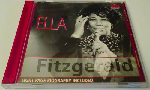 VG+ ELLA FITZGERALD THE JAZZ BIOGRAPHY CD COMPILATION 8 PAGE BIOGRAPHY ...