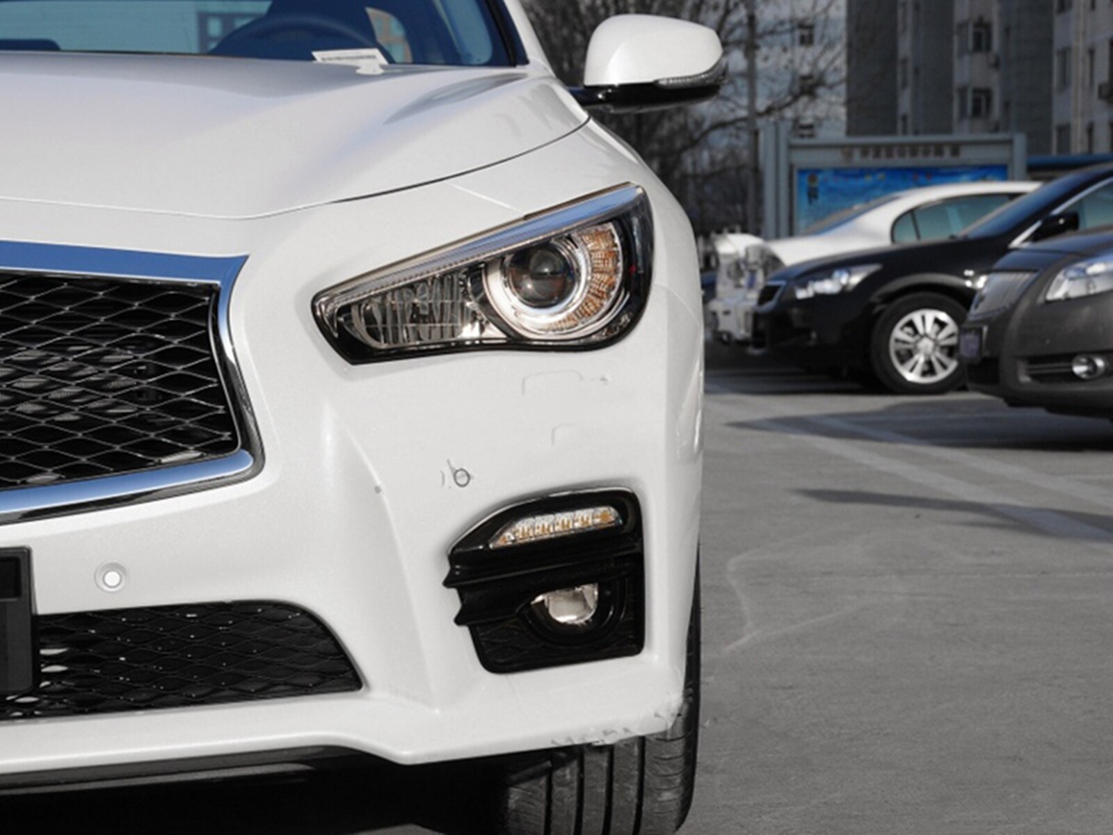 2x Front Bumper Fog Signal Lamp Light For Infiniti Q50 Q50S Sport Model ...