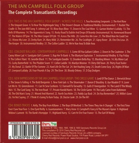 Ian Campbell Folk Group - Complete Transatlantic Recordings (4CD) Box ...