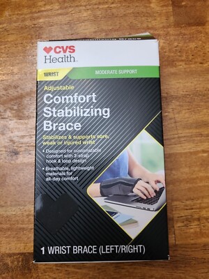 CVS COMFOR STABLE BRACE WRIST moderate support new in box black | eBay