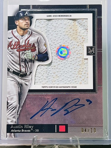 2024 Topps Austin Riley Auto Museum Game Used BASE RELIC /10 Braves | eBay