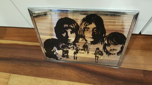 Beatles Carnival Mirror w/metal Frame Rare 11" x 14" | eBay