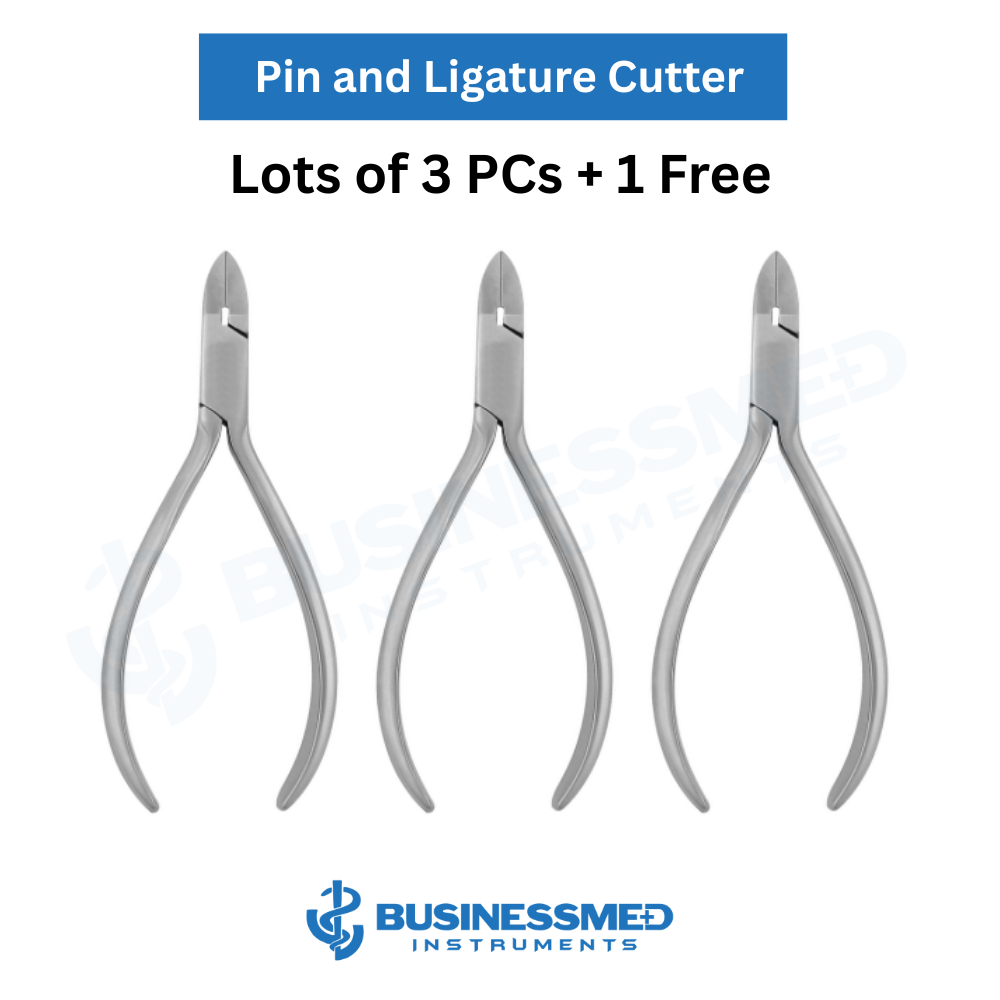 Pin and Ligature Cutter by BusinessMed Instruments – Lot of 3 + 1 FREE ...