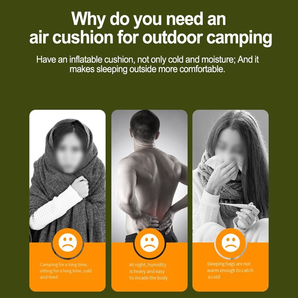 Rugged Outdoor Grade Inflatable Mattress Lightweight Waterproof Design ...