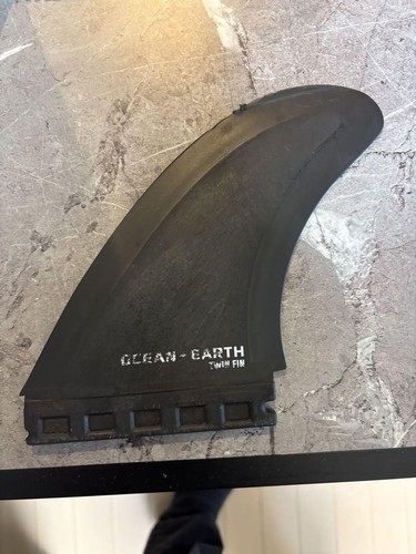 Ocean Earth Twin Fin Surfboard Fin Black Right Side Only | eBay