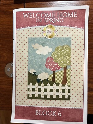 Welcome Home In Spring Quilt Pattern block 6 | eBay