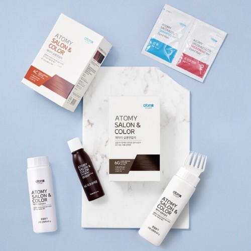 ATOMY Salon & Color Self Hair Dye Hair Care Styling Rose Brown Gold ...