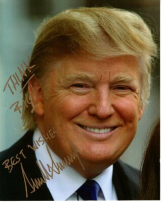 DONALD J. TRUMP Signed Autographed 8x10 Photo 45th PRESIDENT | eBay