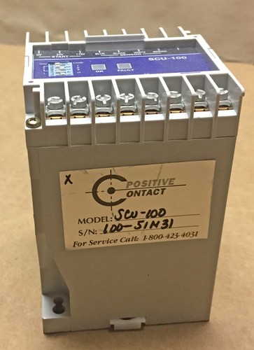 Positive Contact SCU-100 CONTROL BOX 24V/115V FOR PCS-100 SENSOR | eBay