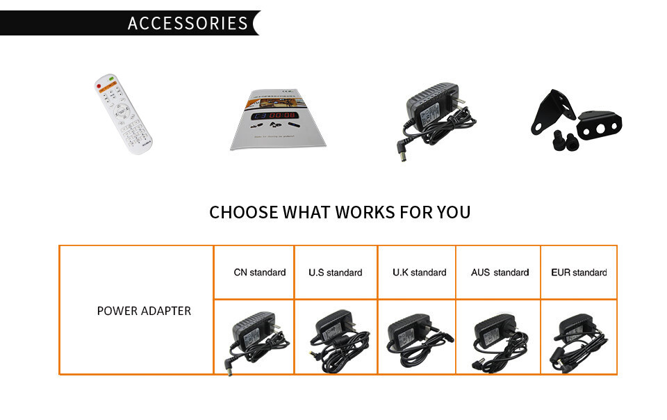 Big LED Race Timer Clock Digital Race Timing Clock Countdown Clockwork ...