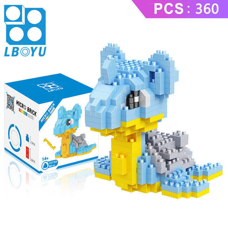 Nano Building Blocks Bikachu Pocket Monster Charmander Squirtle Micro ...