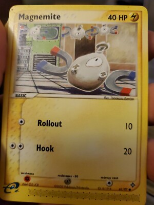 MAGNEMITE 61/97 EX Dragon Pokemon WOTC Card VLP | eBay