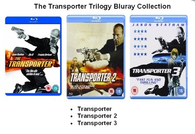 TRANSPORTER 1-3 TRILOGY PART 1 2 3 Blu Ray TRIPLE FILM MOVIE COLLECTION ...