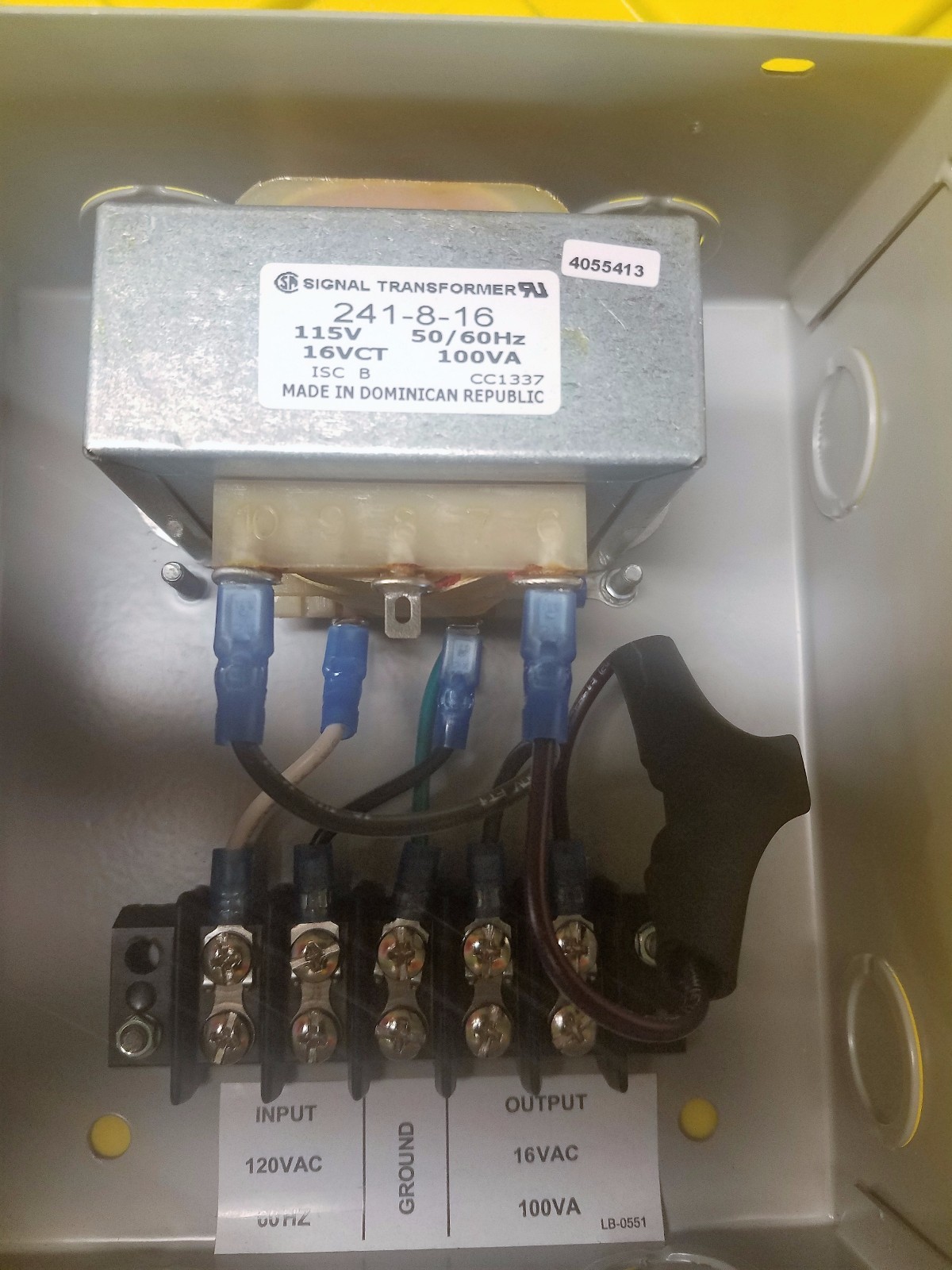 1 NEW IN BOX DMP TRANSFORMER 324 100VA 16V wire in enclosure | eBay