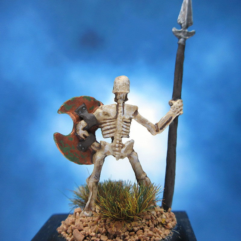 Painted Reaper BONES Miniature Skeleton with Spear II | eBay