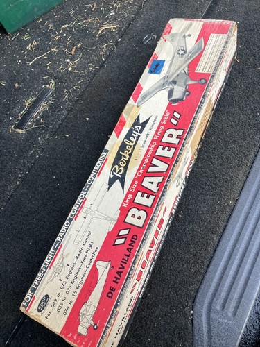 Berkeley Beaver Vintage R/c Balsa Model Airplane Kit | eBay