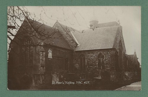 C1916 RP POSTCARD ST. PETER'S CHURCH YALDING KENT | eBay