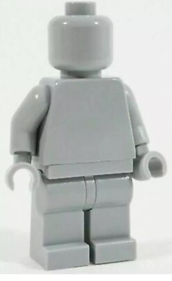 Light blue Gray Monochrome Minifigure Head Arms Hands Legs genuine LEGO ...