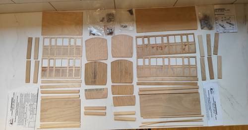 Two, Unmade, IP Engineering, 16mm Scale, SM32, Wooden, Carriage Kits ...