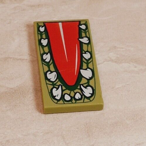 LEGO Crocodile Mouth TEETH Printed Tongue MONSTER Build A Creepy ...