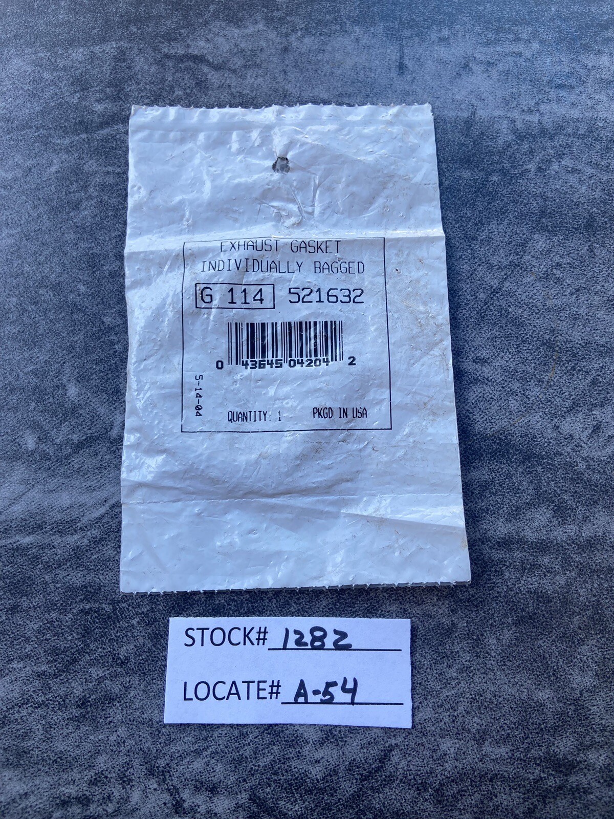 Exhaust Gasket G114 Individual Bagged 521632 NEW *FREE SHIPPING* | eBay