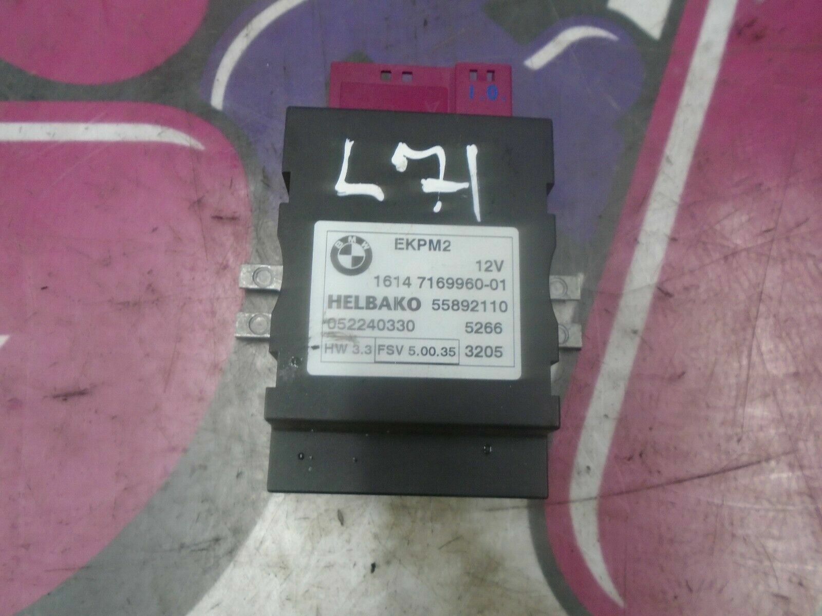 2004 BMW 116I E87 1.6 PETROL FUEL PUMP CONTROL MODULE -ECU 2004-2011 ...