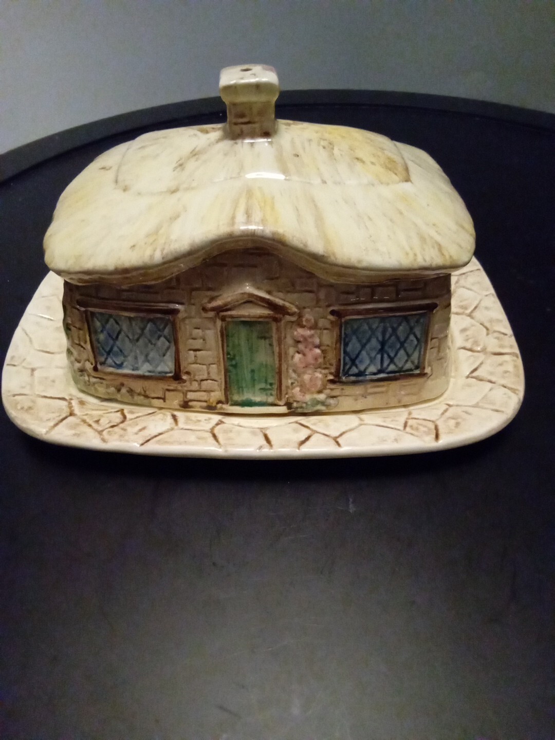 RARE FIND Cottage House wares Vintage House Butter Dish Made in England ...