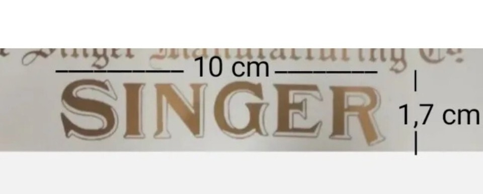Restoration decals for SINGER sewing machine | eBay