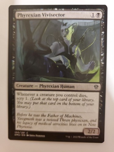 MTG Magic The Gathering Card Phyrexian Vivisector Creature Phyrexian ...