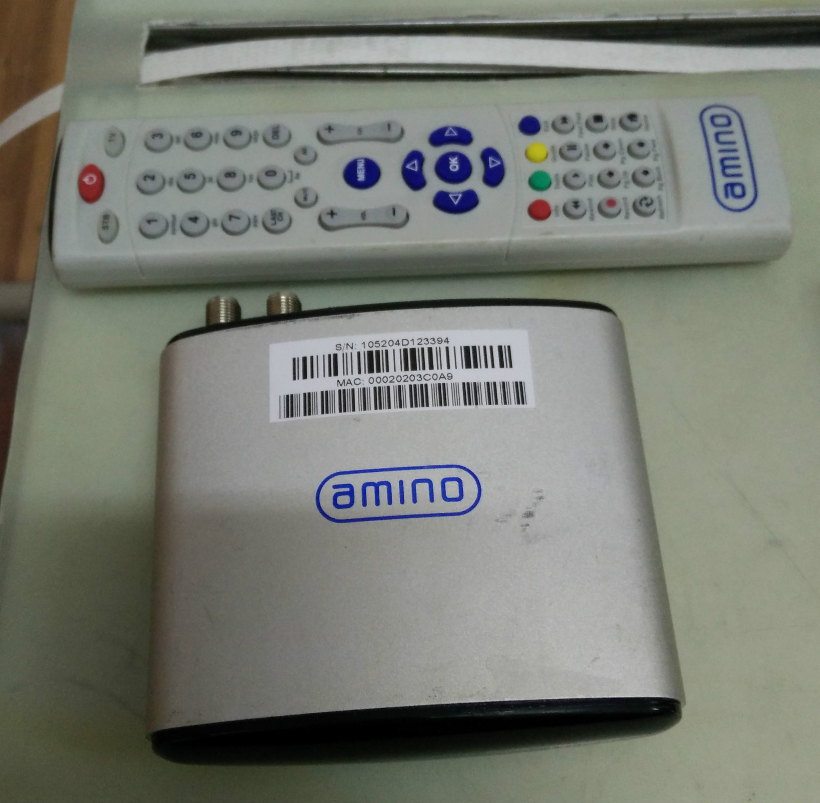 AMINO A110-002 AmiNet110 Set-top Box IPTV with Remote - ONLY!!! | eBay