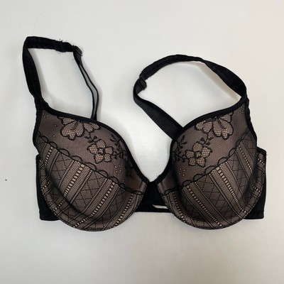 Wacoal Bra 32D Underwire Full Coverage Lace Padded Cup Adjustable Strap ...