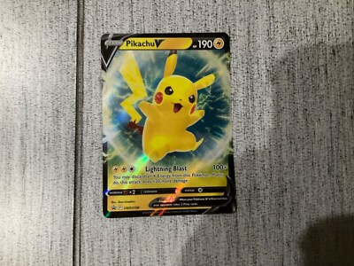 Basic Pikachu V 2022 Pokemon | eBay